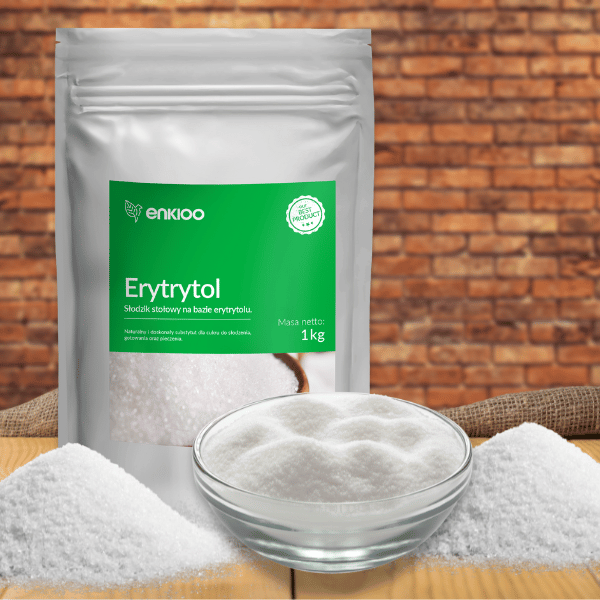 Erytrytol, erytrol, naturalny słodzik substancja słodząca 1000 g 1 kg ...